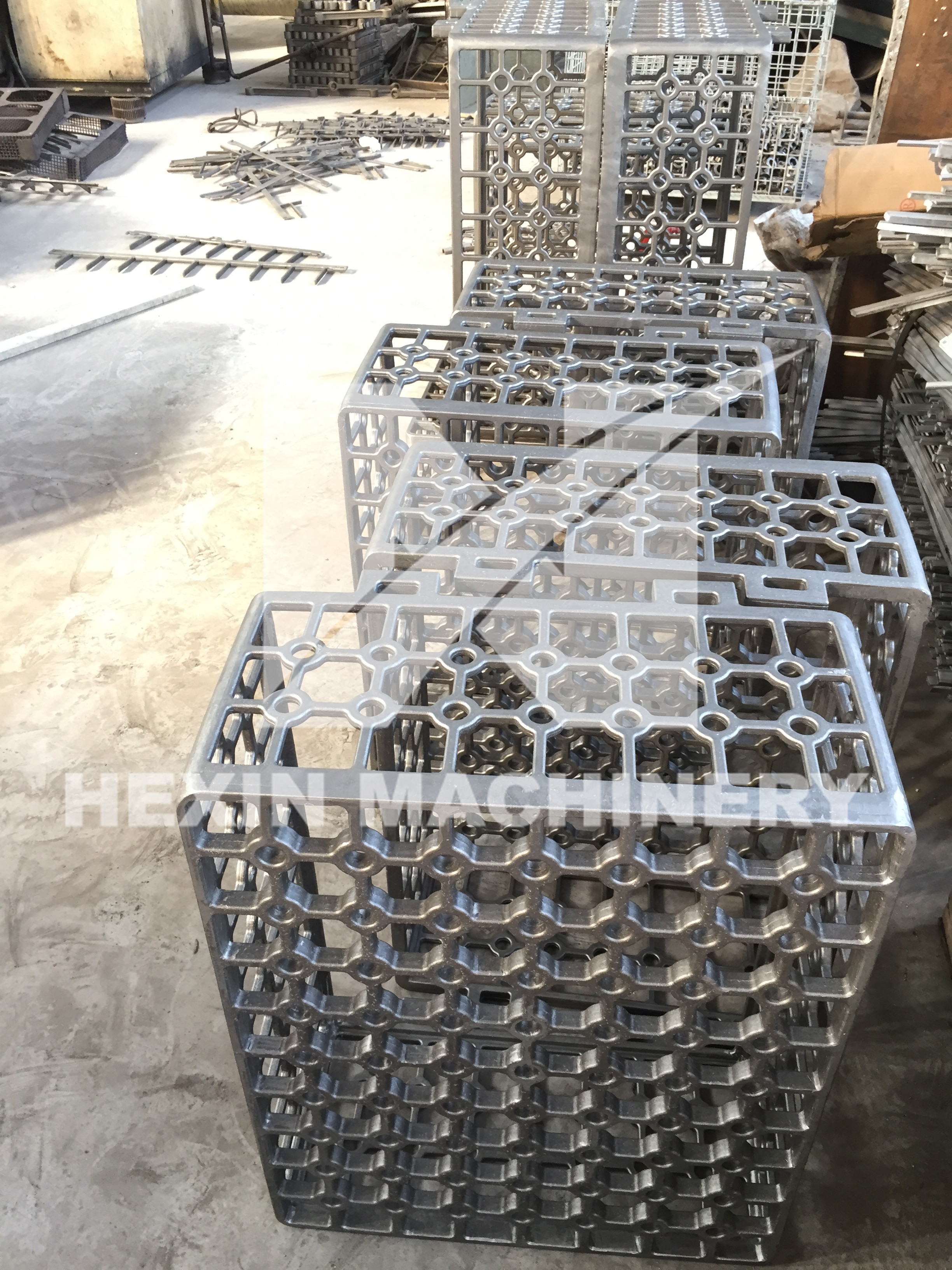cast heat treatment basket_Qingdao Hexin Machinery Expert for Heat ...