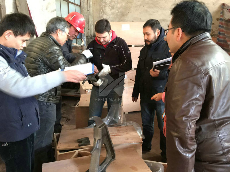 Cast Tube support brackets test_Qingdao Hexin Machinery Expert for Heat ...